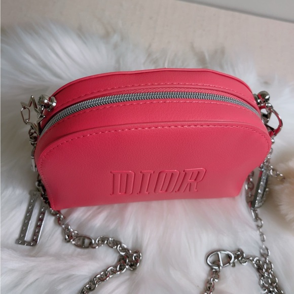 Dior | Bags | New Dior Vip Cosmetic Pouch Bag Hot Pink | Poshmark